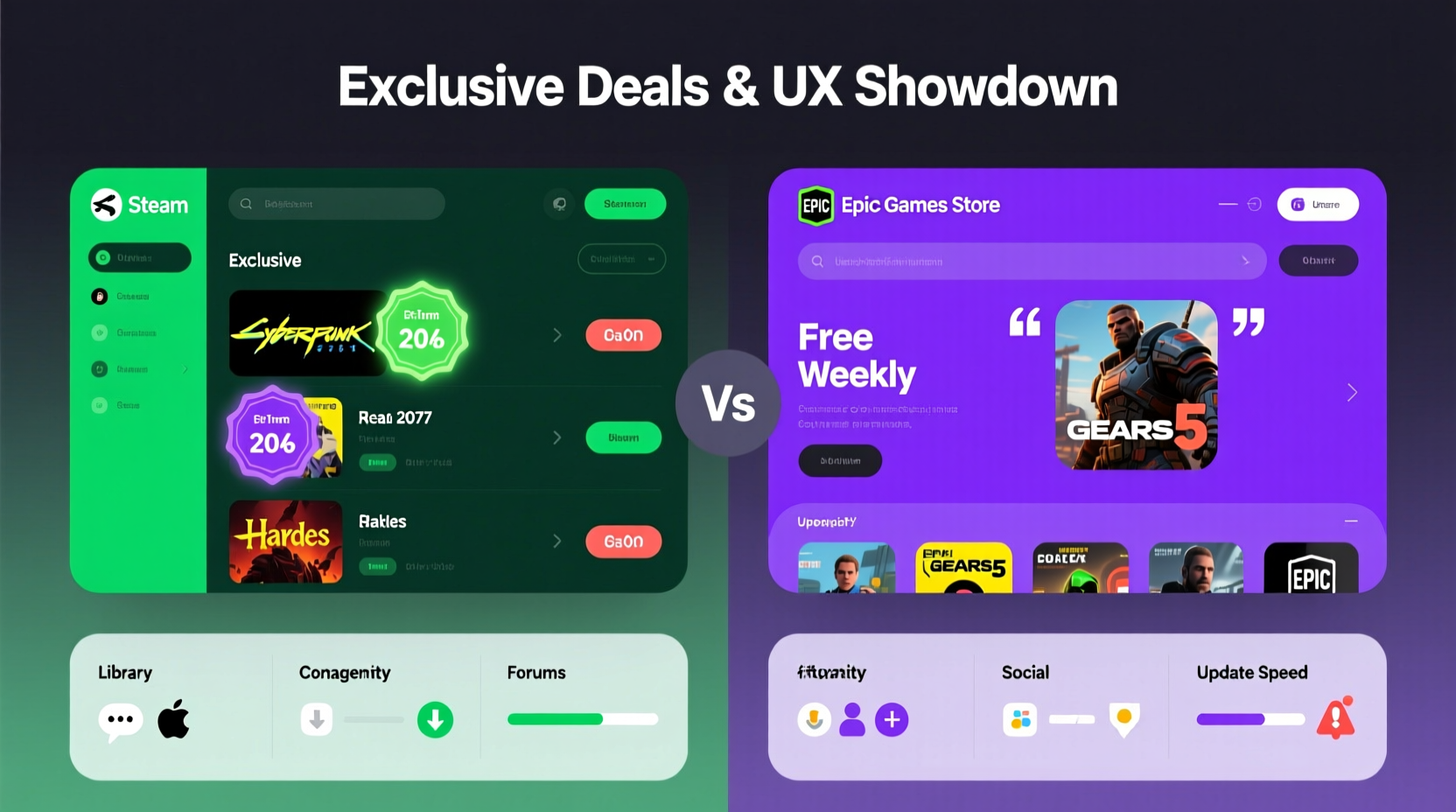 Steam Vs Epic Games Store Exclusive Deals And User Experience Compared
