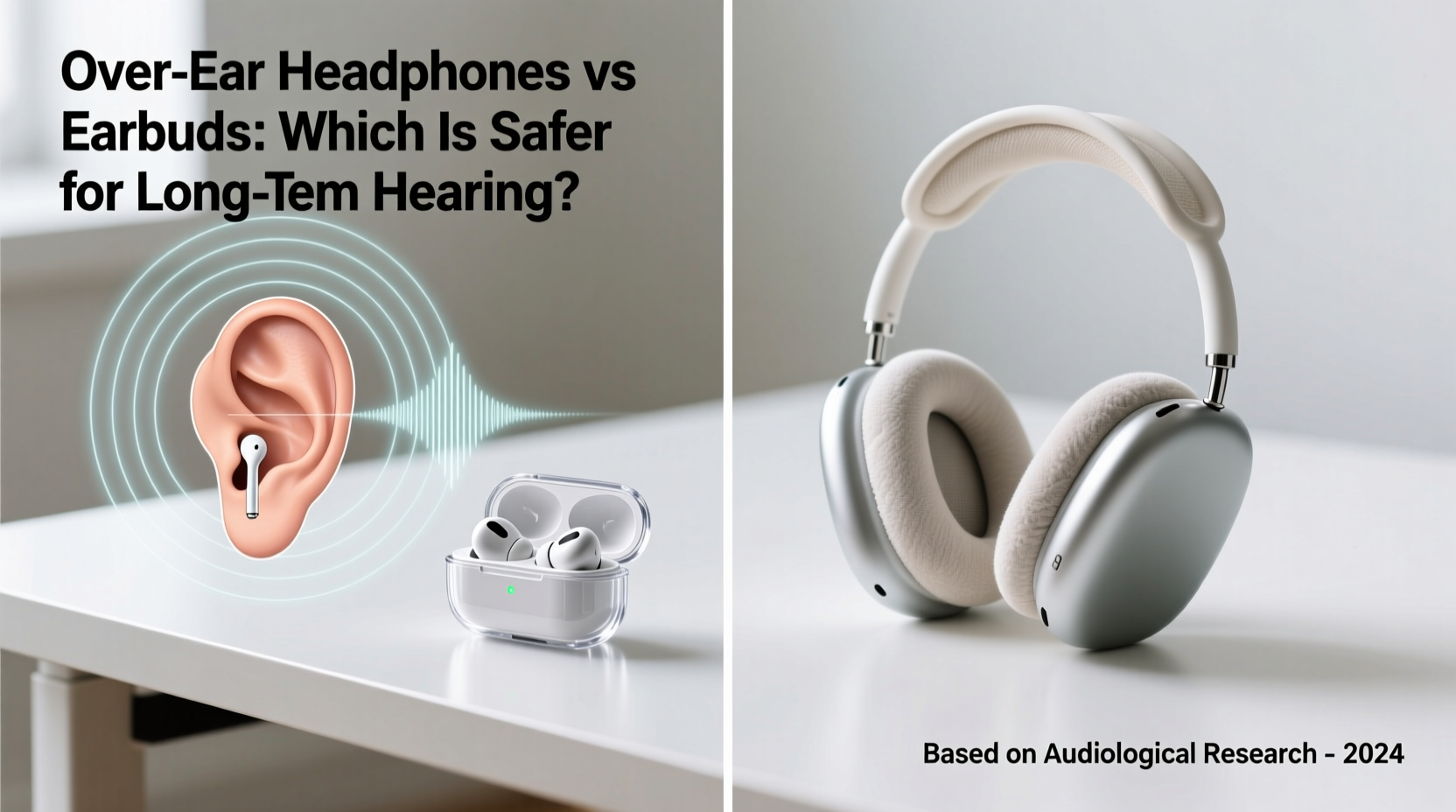 Over Ear Headphones Vs Earbuds Which Is Safer For Long Term Hearing