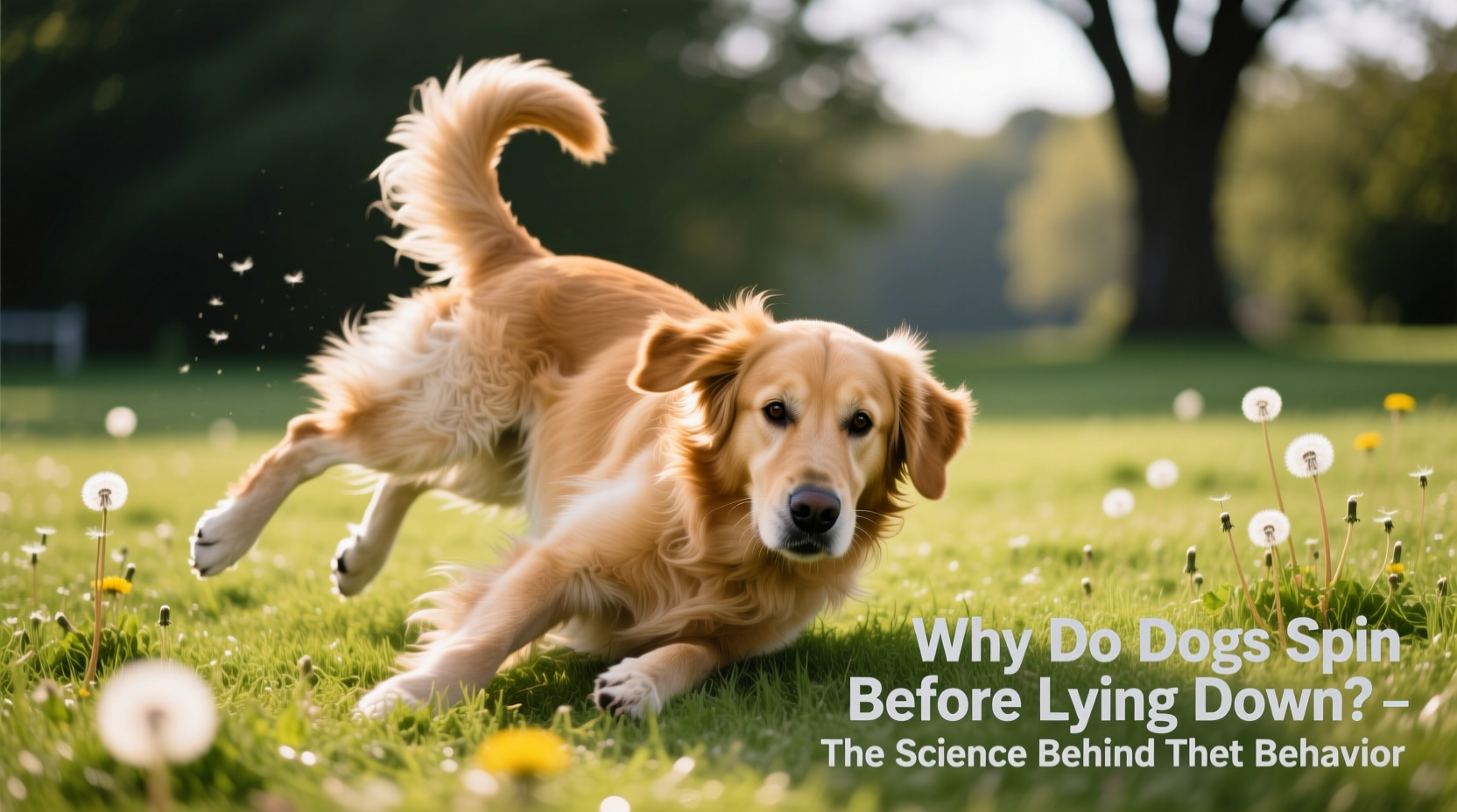 Why Does My Dog Spin Before Lying Down The Science Behind The Behavior