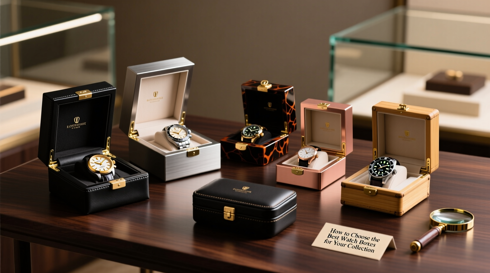How to Choose the Best Watch Boxes Cases for Your Collection