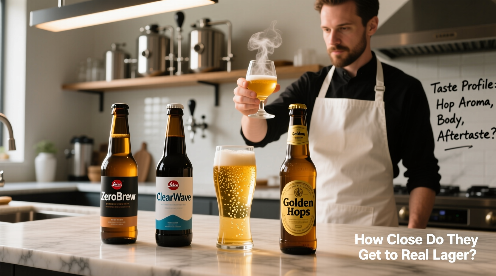 Non-alcoholic Beer Taste Test How Close Do They Get To Real Lager