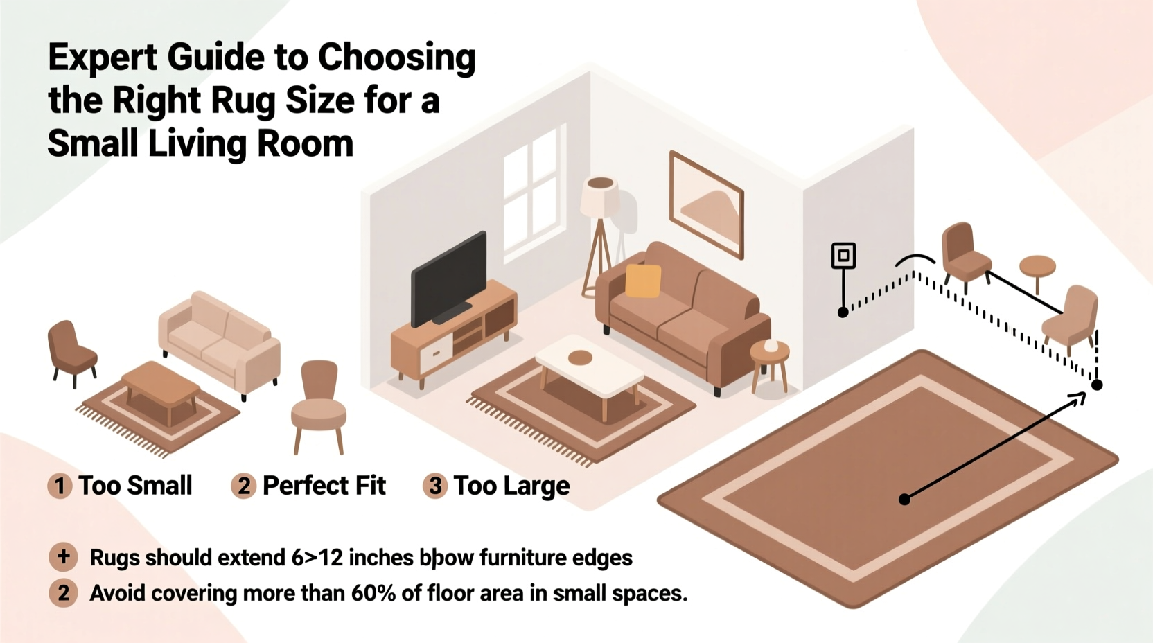 Expert Guide To Choosing The Right Rug Size For A Small Living Room