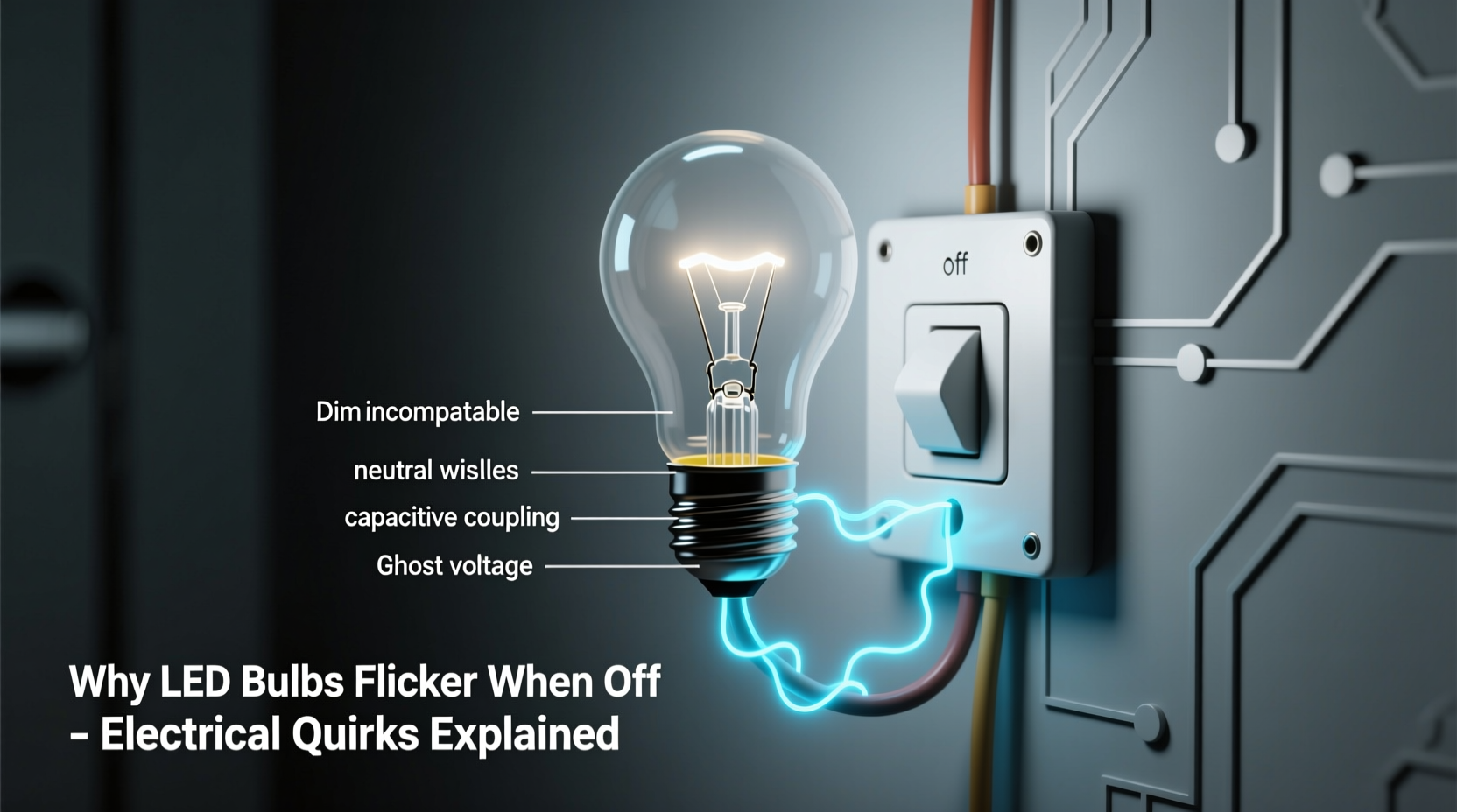 Why Do LED Bulbs Flicker Even When Turned Off Electrical Quirks Explained