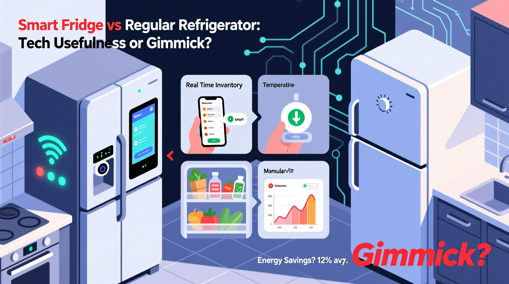 Smart Fridge Vs Regular Refrigerator Is The Tech Actually Useful Or ...