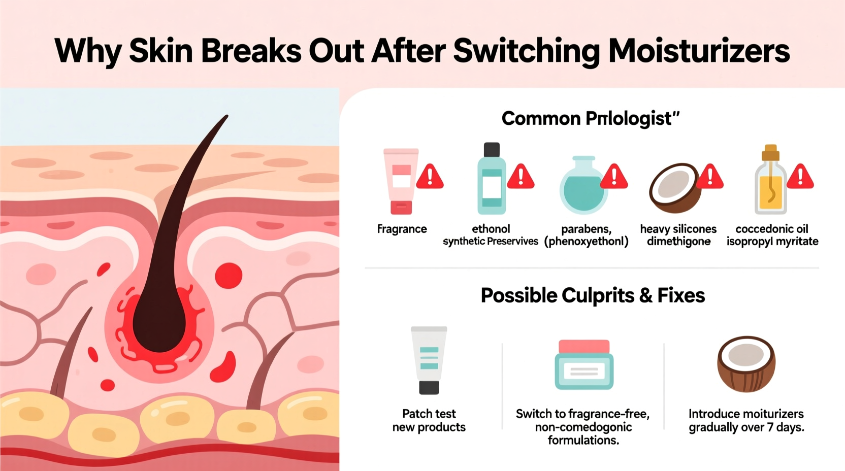 Why Does My Skin Breakout After Switching Moisturizers Possible ...
