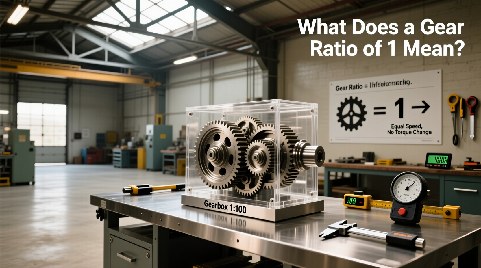 gearbox 1 100,What does a gear ratio of 1 mean? buying guide