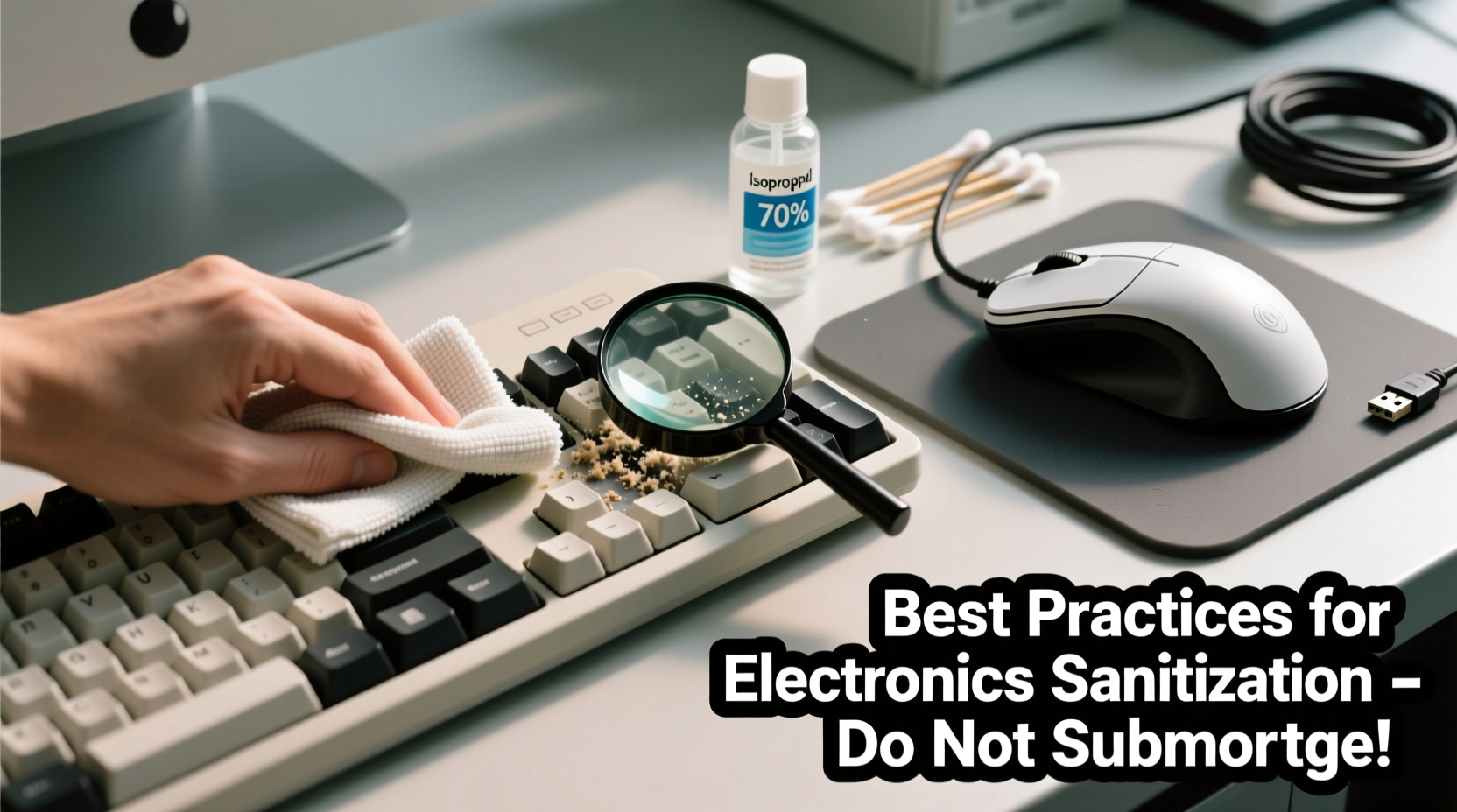 Best Way To Sanitize Your Keyboard And Mouse Without Damaging Electronics