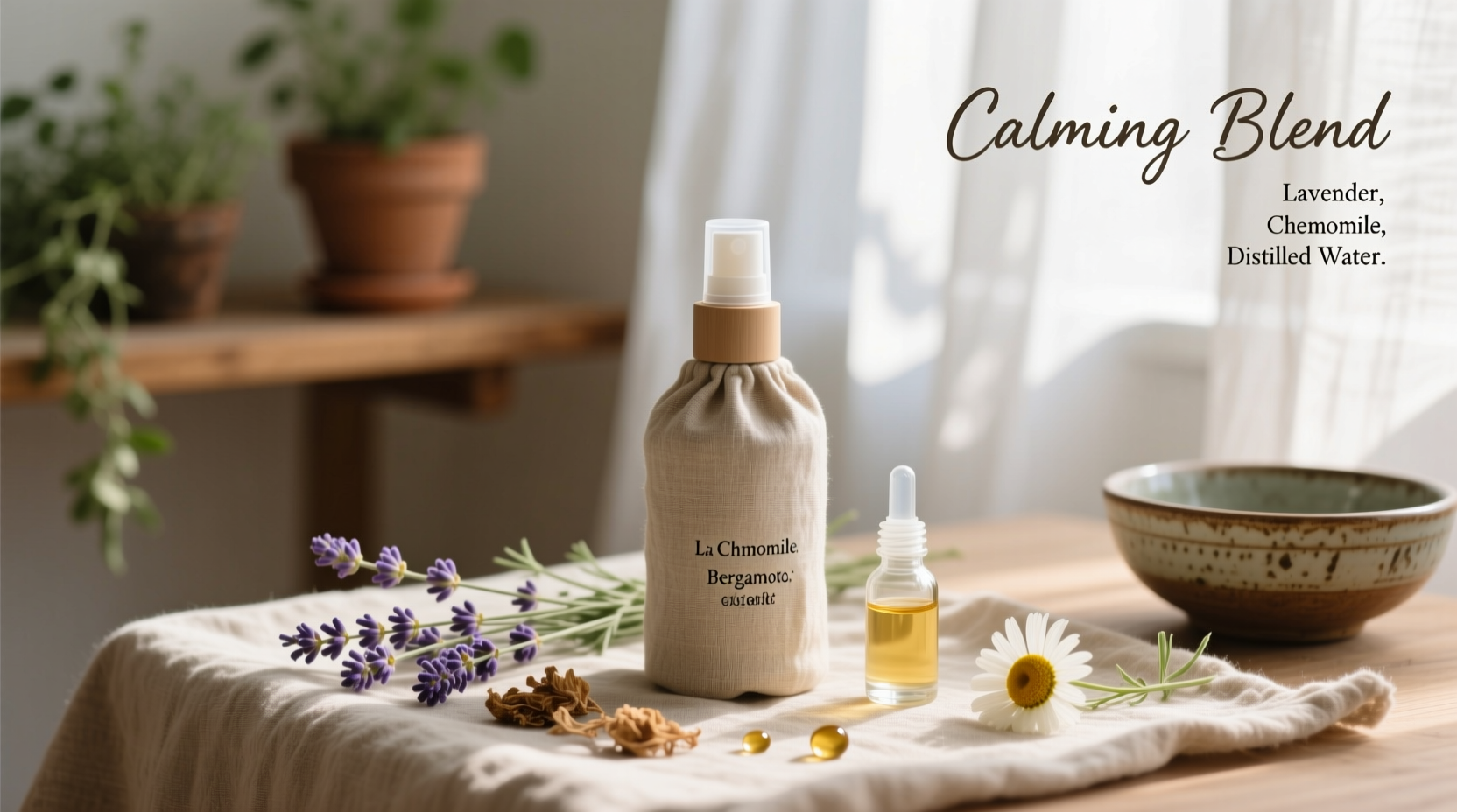 How To Make Your Own Linen Spray With Calming Scents