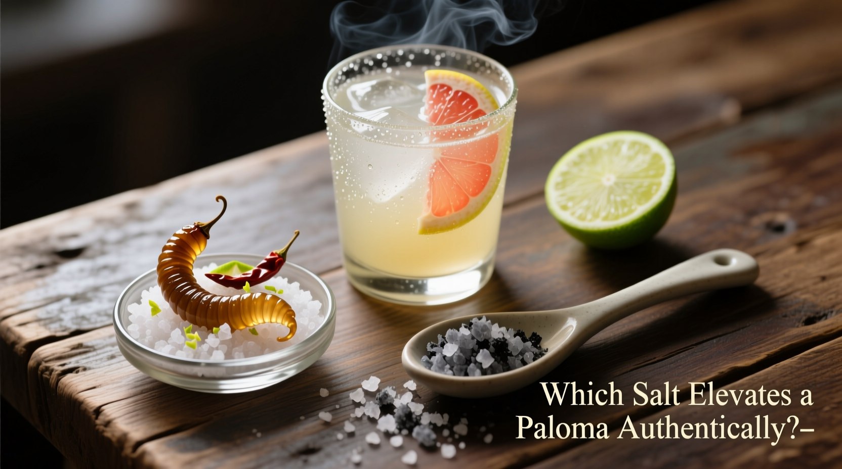 Mezcal Worm Salt Vs Smoked Sea Salt Which One Elevates A Paloma ...