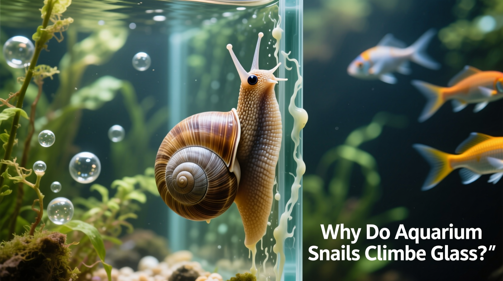 Why Do Aquarium Snails Climb The Glass Understanding Their Movement Habits
