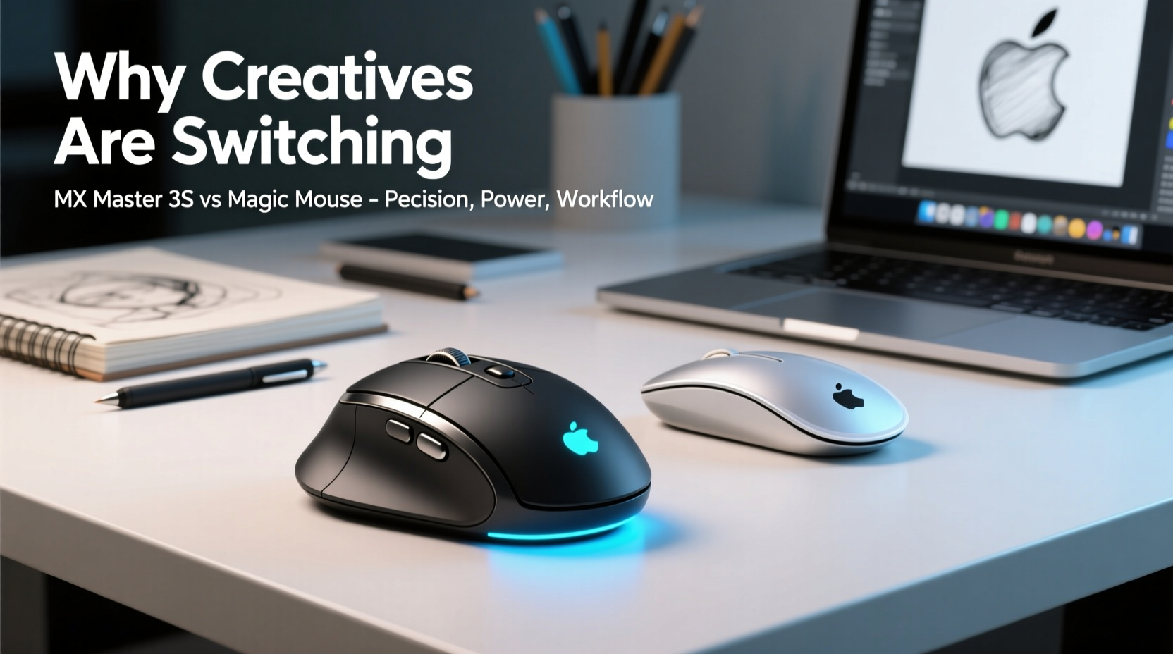 Logitech Mx Master 3s Vs Apple Magic Mouse Why Are Creatives Switching