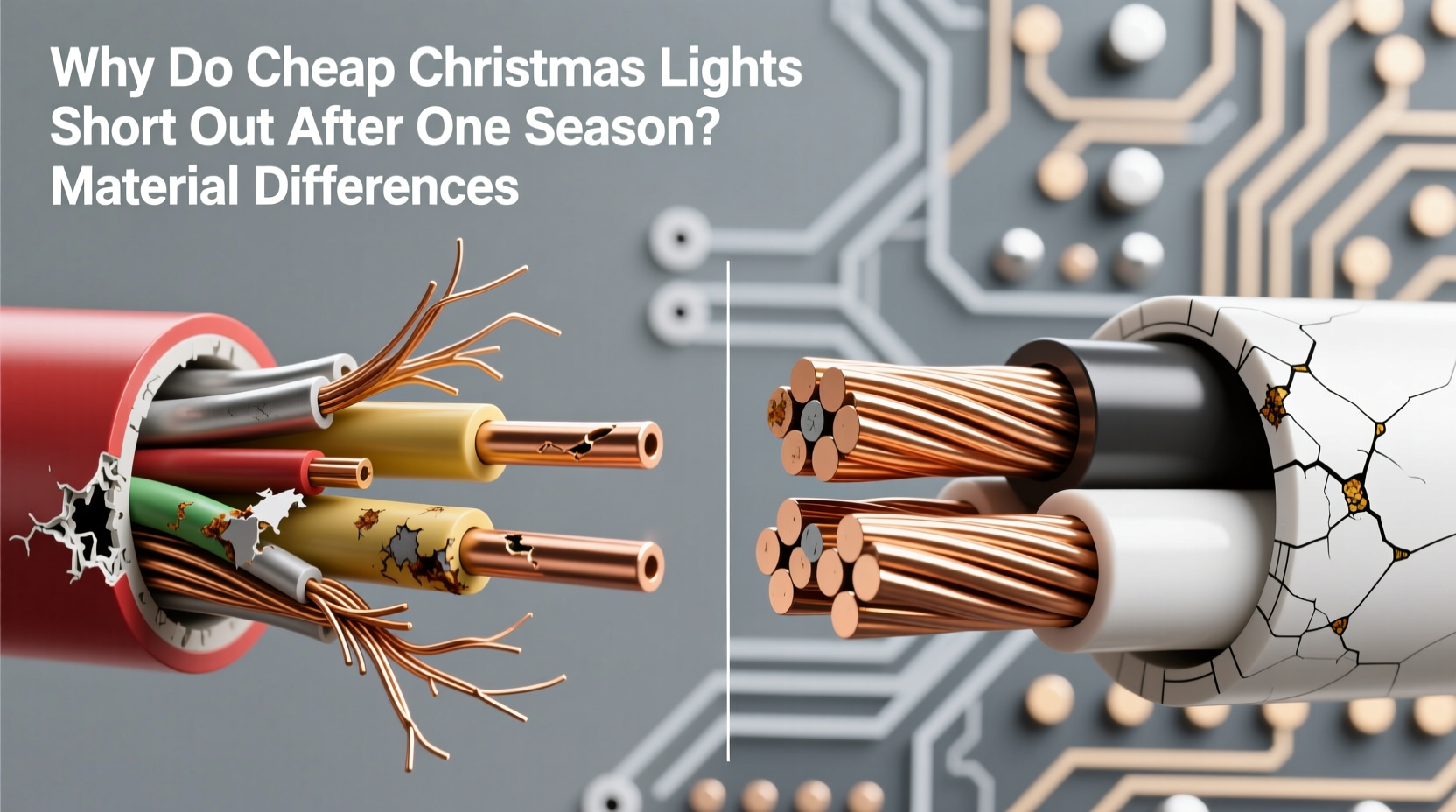 Why Do Cheap Christmas Lights Short Out After One Season Material ...