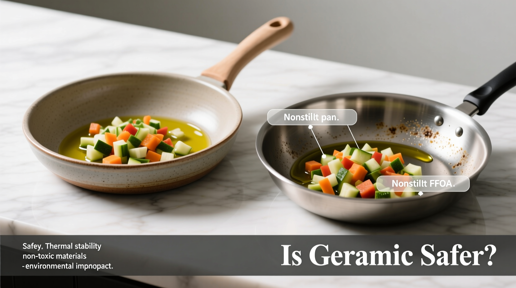Ceramic Vs Nonstick Pan Is Ceramic Actually Safer To Cook With