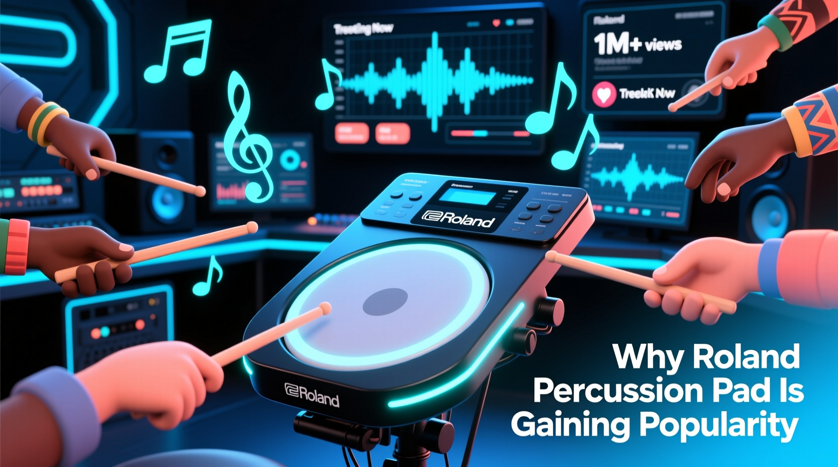 Cómo elegir la mejor pad de percusión Roland para tu estilo musical