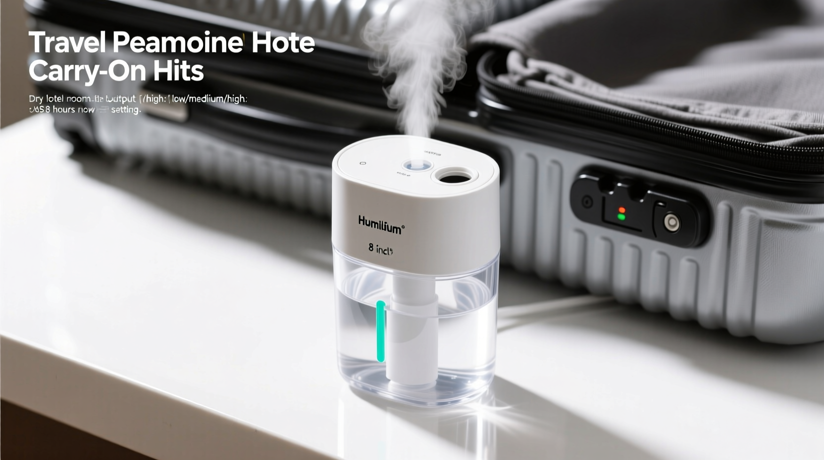 Best Travel Sized Humidifiers For Dry Hotel Rooms That Fit In Carry Ons