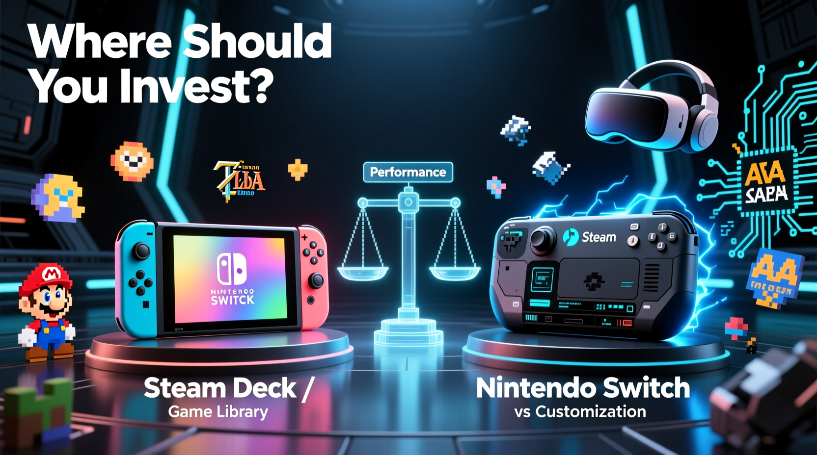 Nintendo Switch Vs Steam Deck Handheld Gaming Where Should You Invest