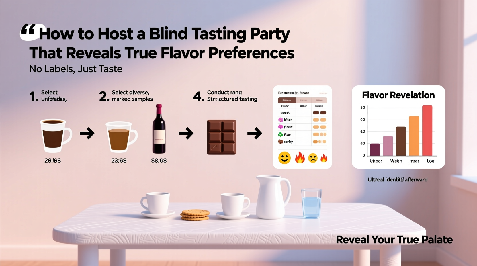 How To Host A Blind Tasting Party That Reveals True Flavor Preferences