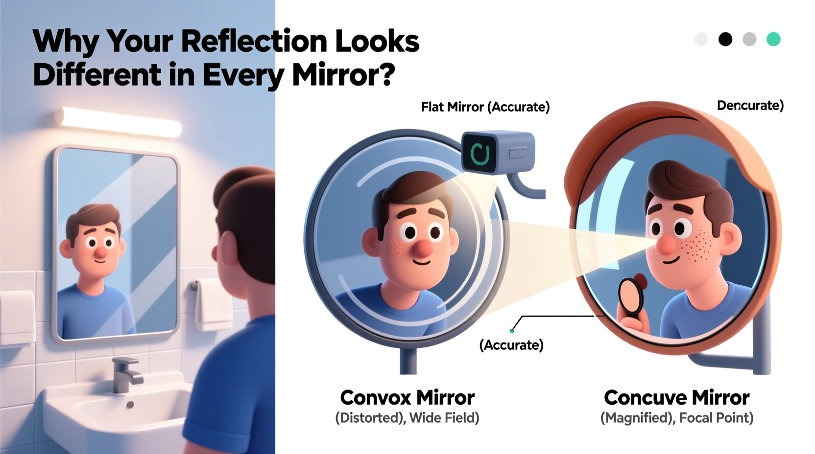 Why Does My Reflection Look Different In Every Mirror Science Explained