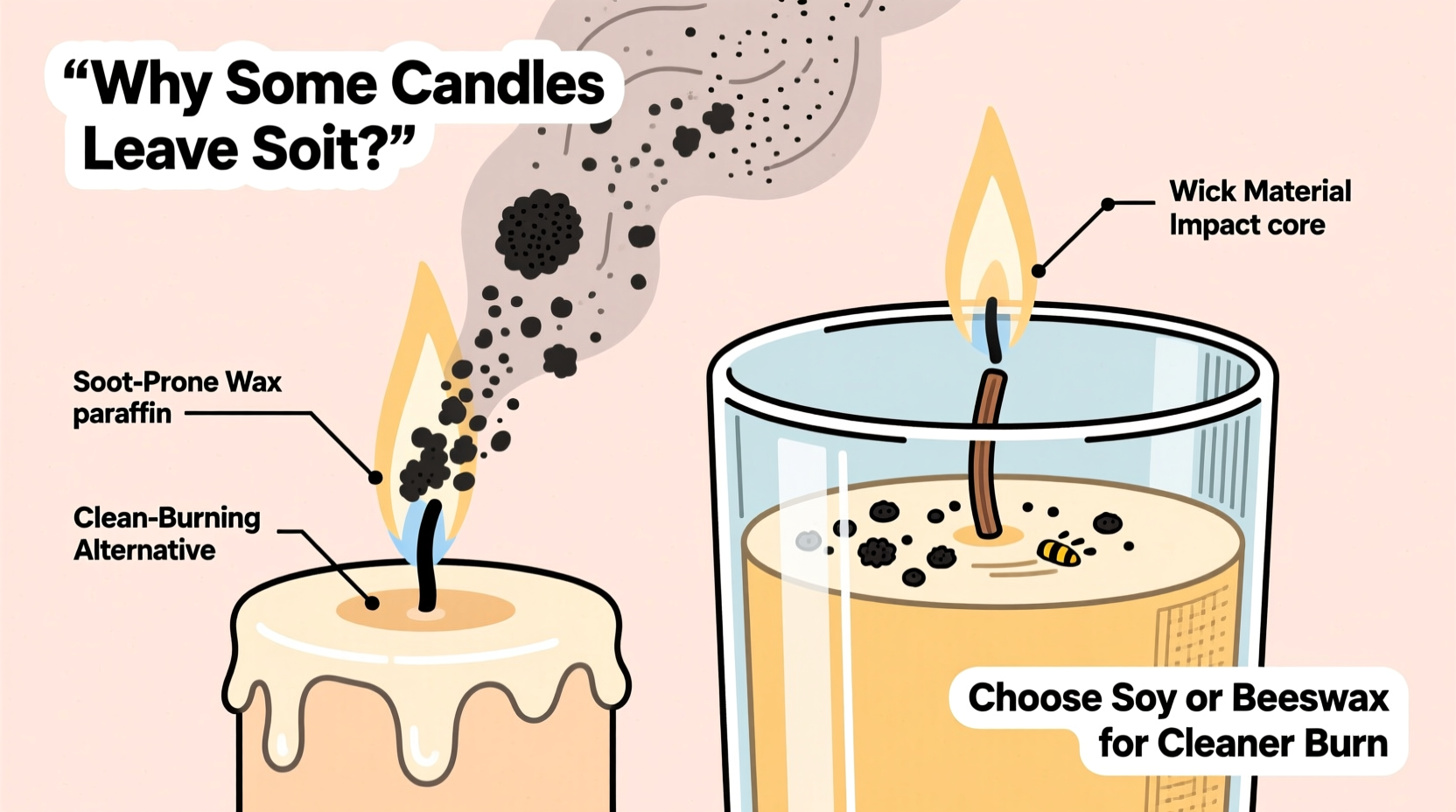 Why Do Some Candles Leave Soot And How To Pick Cleaner Burning Ones