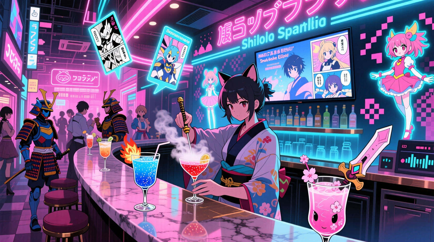 Anime Bars Around The World Where Themed Cocktails Meet Cosplay