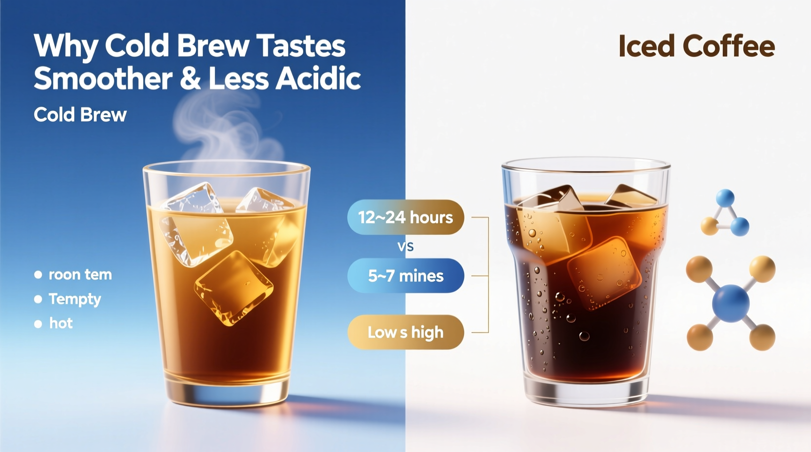 Cold Brew Vs Iced Coffee Why Does One Taste Less Acidic And Smoother