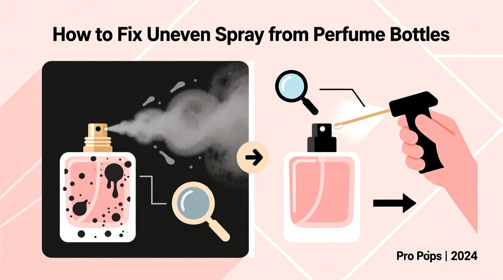 How To Fix Uneven Spray From Perfume Bottles