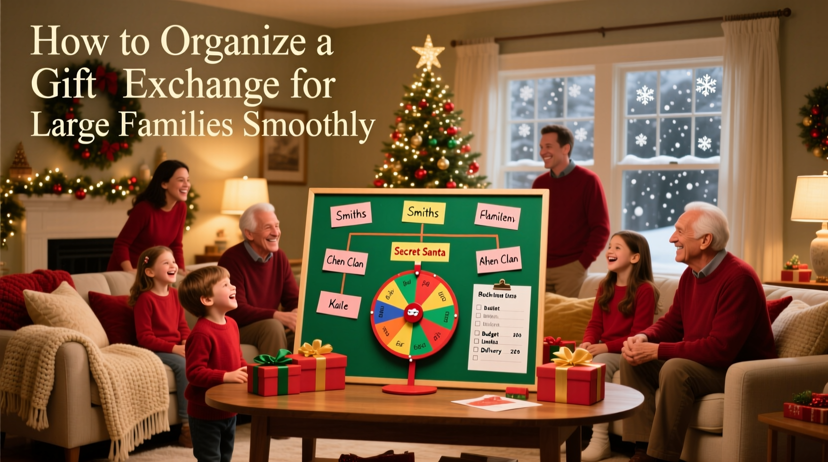 How To Organize A Christmas Gift Exchange For Large Families Smoothly