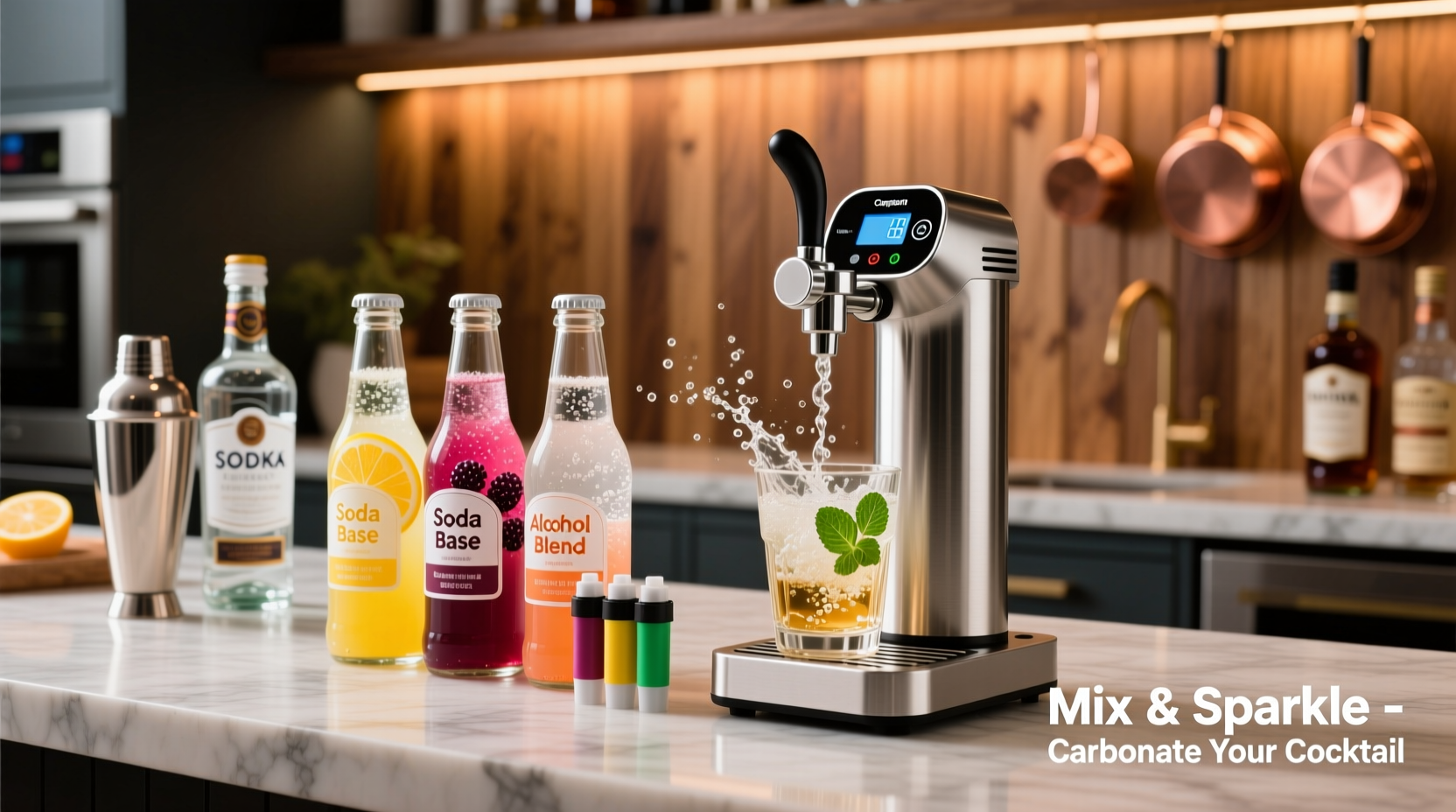 Home Carbonation Kits For Homemade Sodas To Mix With Alcohol