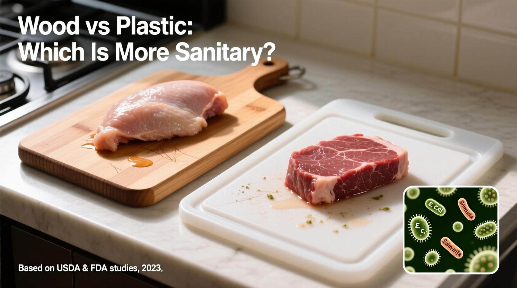 Wooden Cutting Board Vs Plastic Which Is More Sanitary For Meat Prep