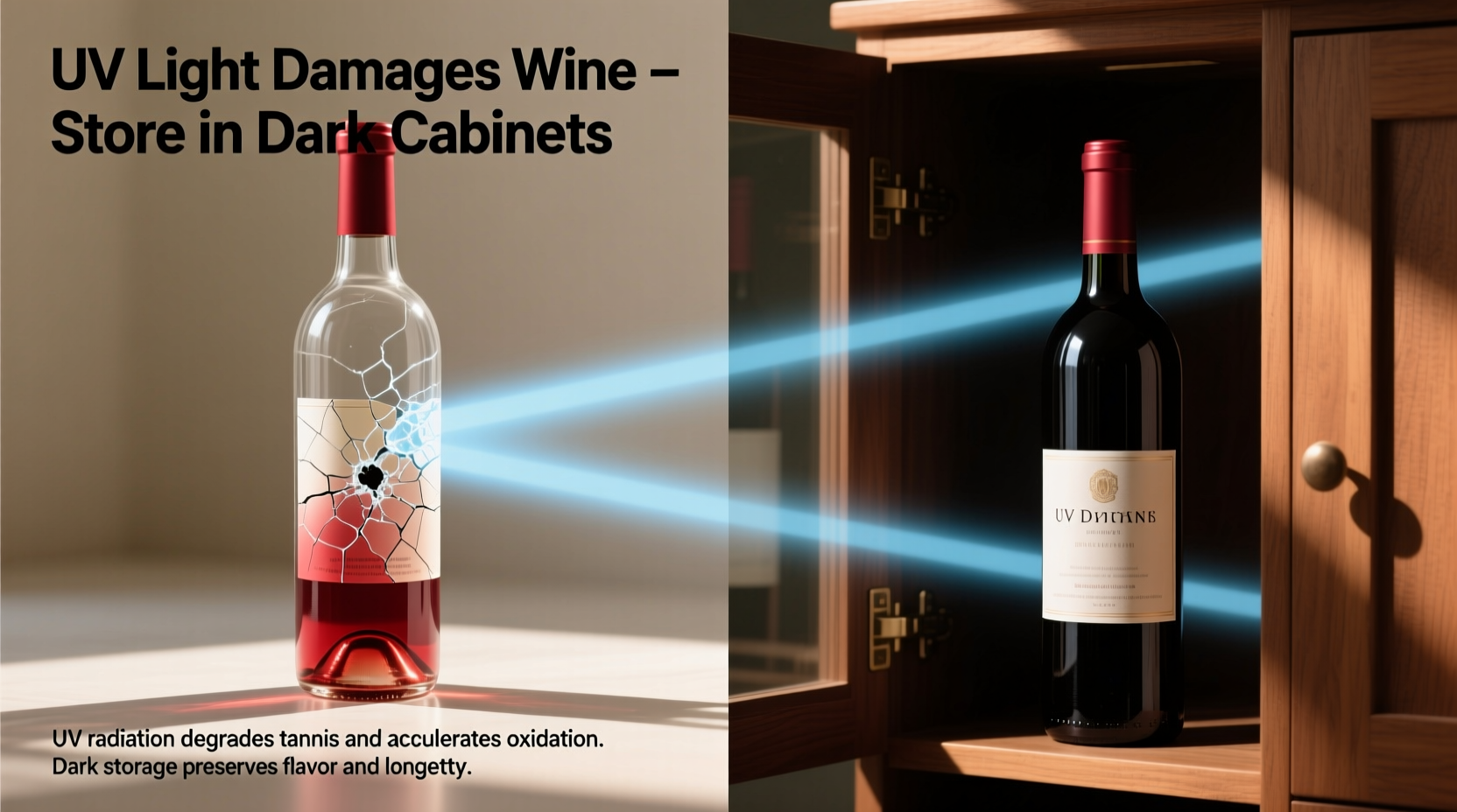 Does UV Light Really Ruin Wine And Should You Store It In Dark Cabinets