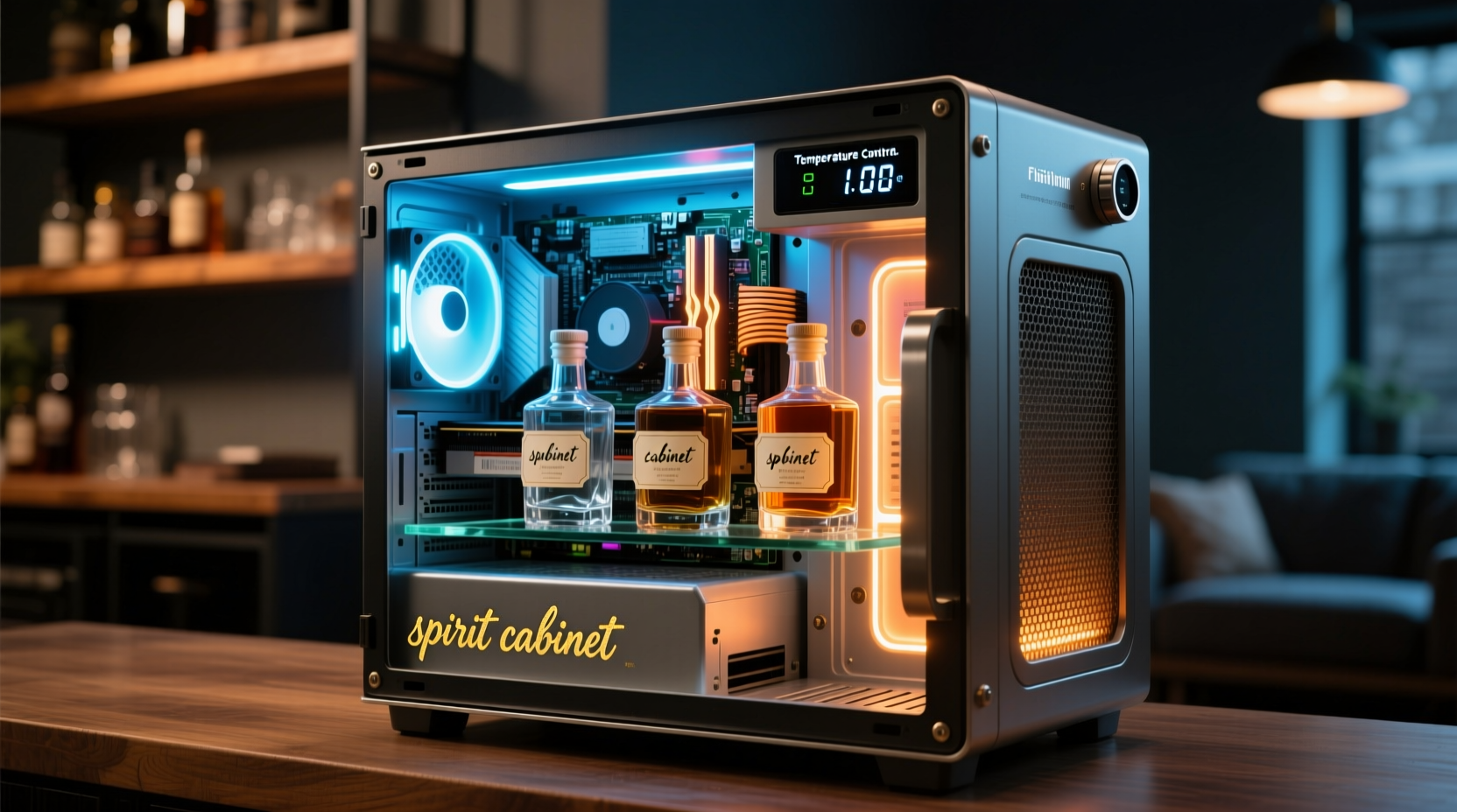 How To Convert An Old Gaming PC Case Into A Temperature-controlled Mini ...