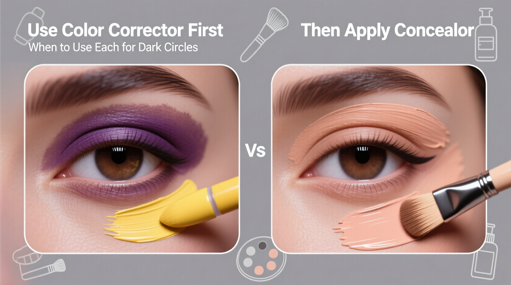 Concealer Vs Color Corrector When To Use Each For Dark Circles