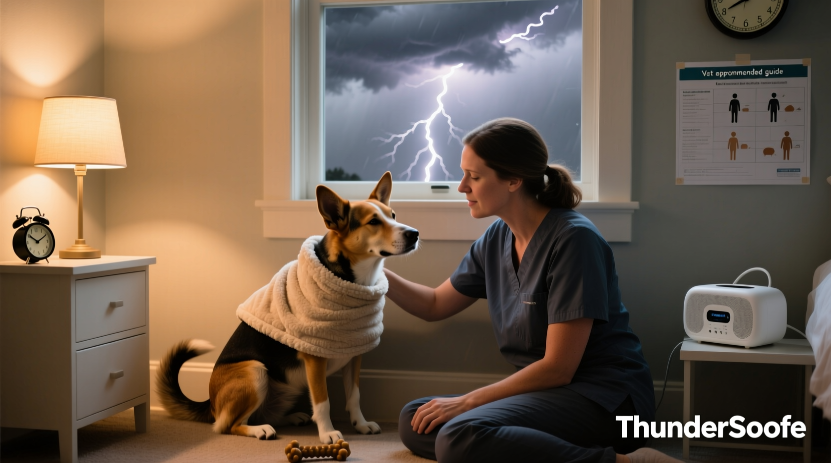 How To Calm An Anxious Dog During Thunderstorms Vet Recommended Ways