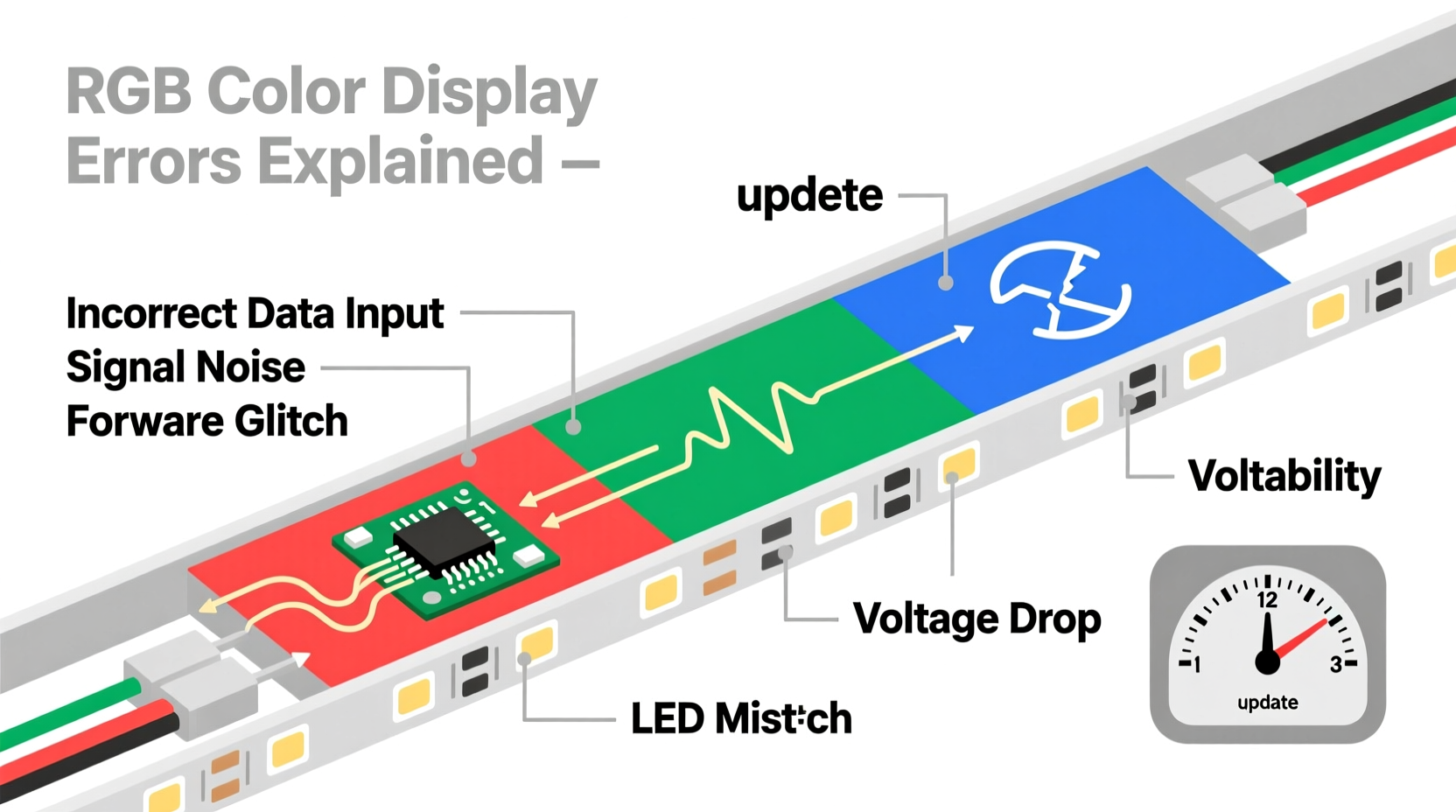 Why Do Programmable Rgb Lights Sometimes Display Wrong Colors
