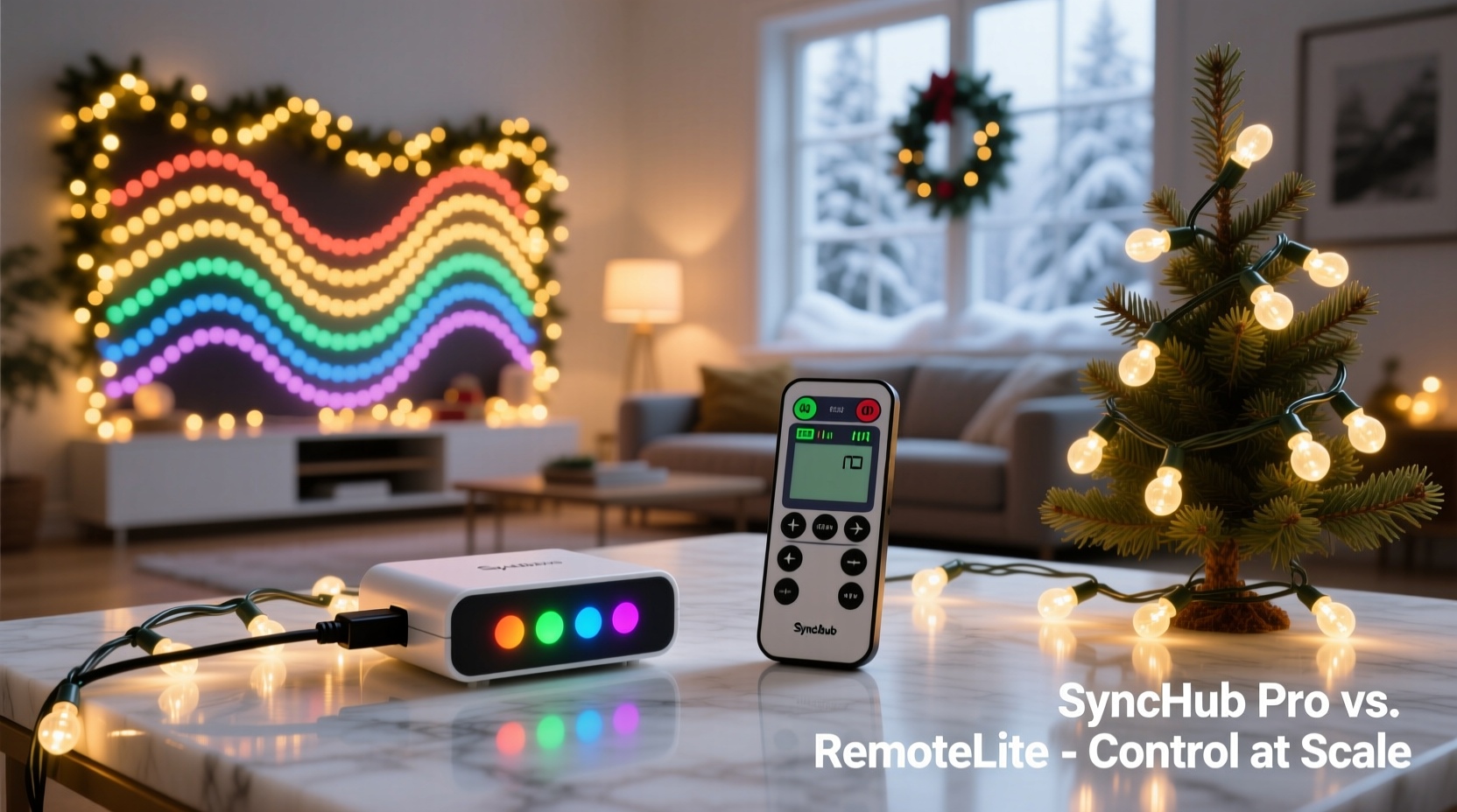 Christmas Light Controller Hub Vs Standalone Remote Which Supports ...