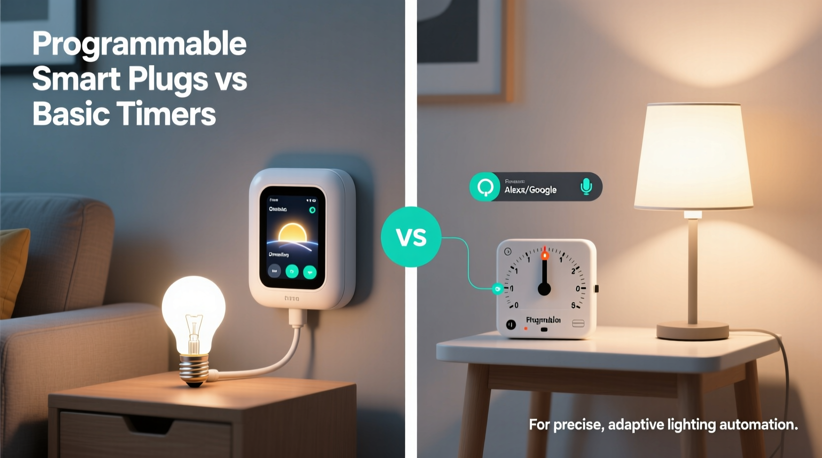 Programmable Smart Plugs Vs Basic Timers For Automating Light Schedules