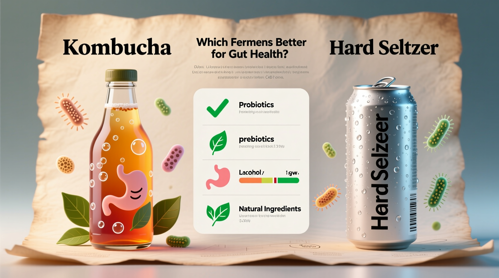 Hard Kombucha Vs Hard Seltzer Which Ferments Better For Gut Health