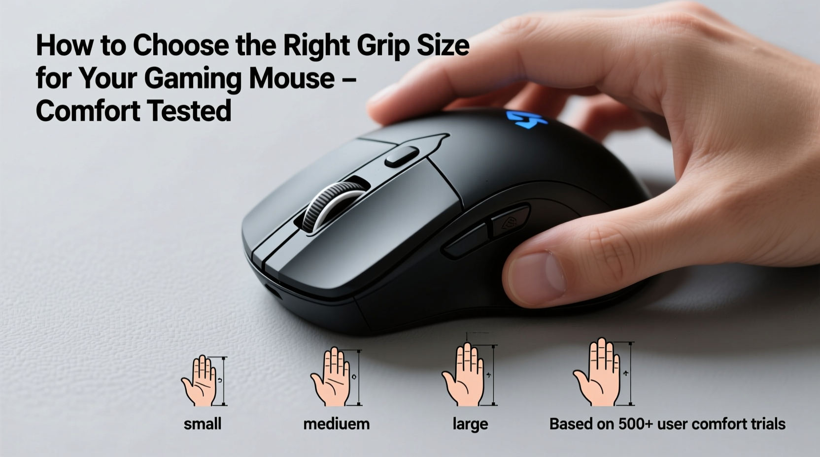 How To Choose The Right Grip Size For Your Gaming Mouse Comfort Tested