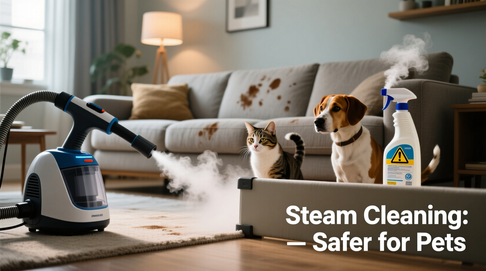 Steam Cleaning Vs Chemical Cleaners For Couch Stains Which Is Safer For ...