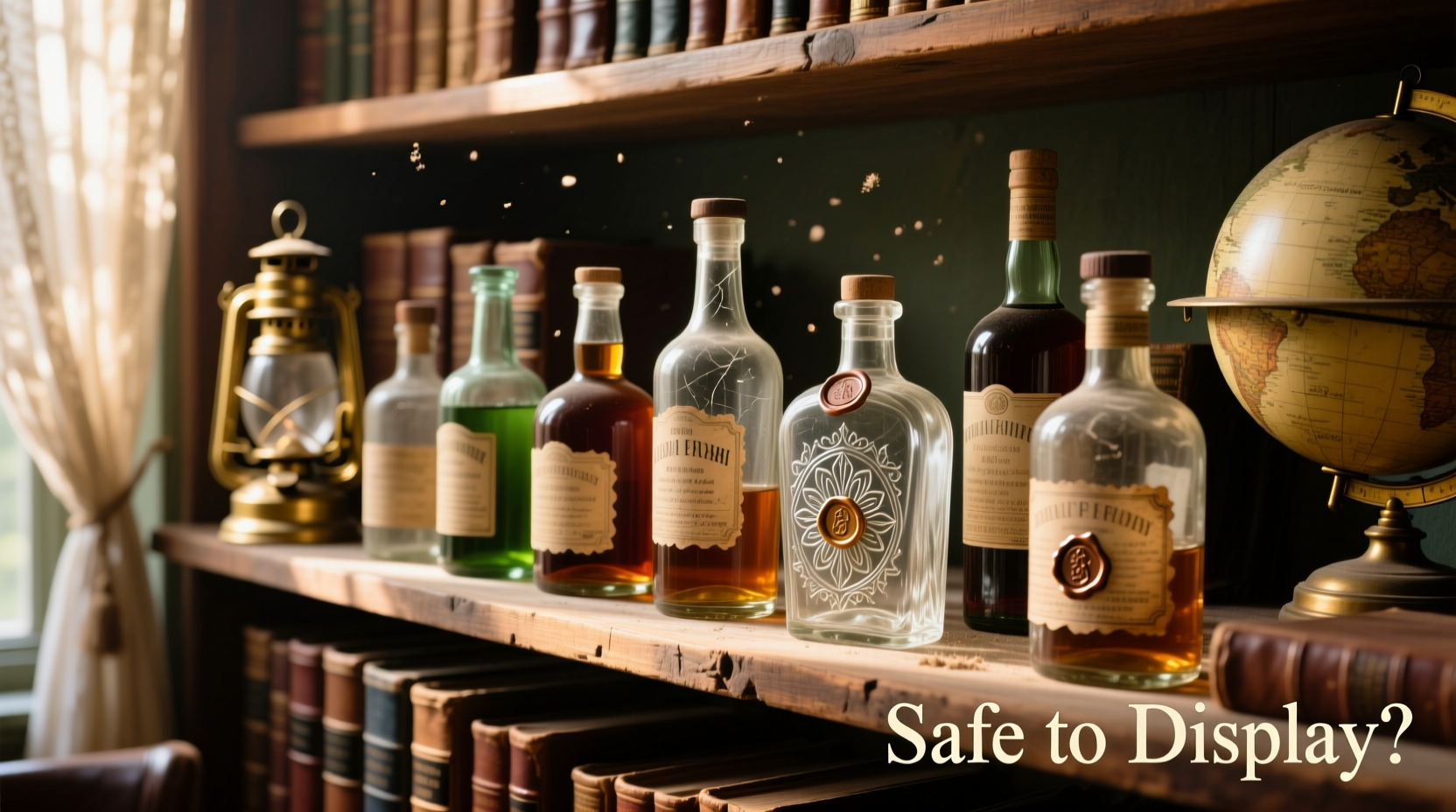 Vintage Liquor Bottles As Decor Are They Safe To Keep Long-term