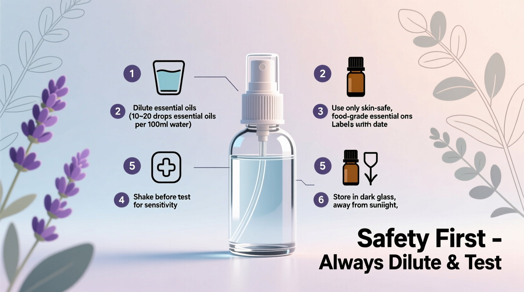 How To Use Essential Oils Safely In Non-alcoholic Aromatic Sprays