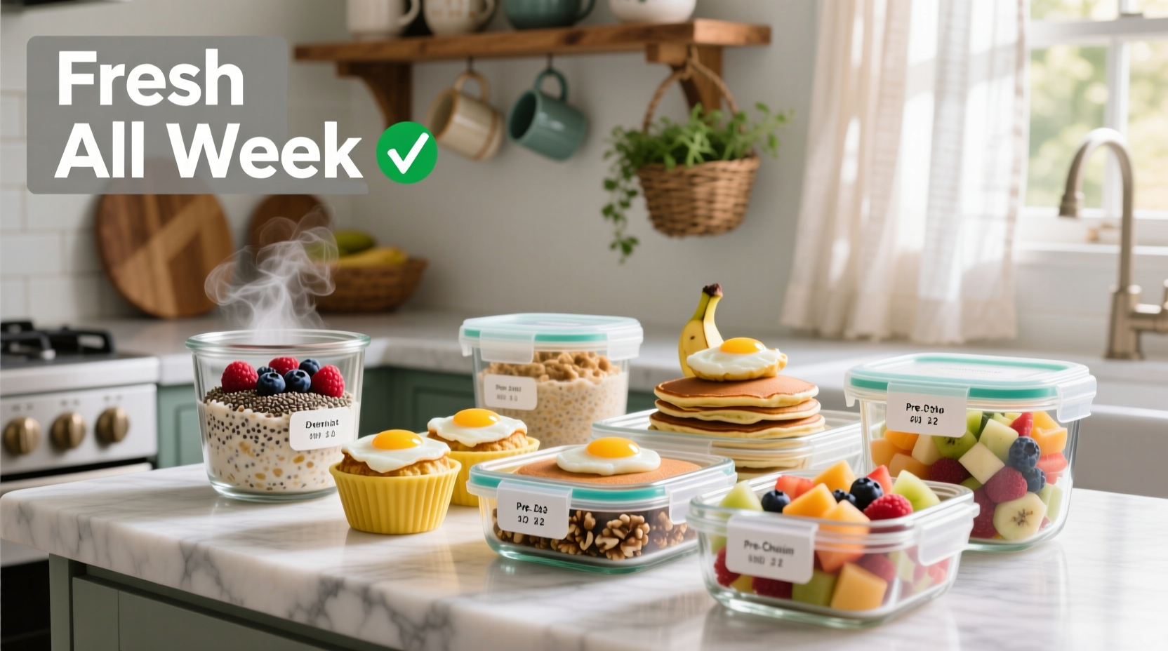 How To Meal Prep Breakfasts That Stay Fresh All Week