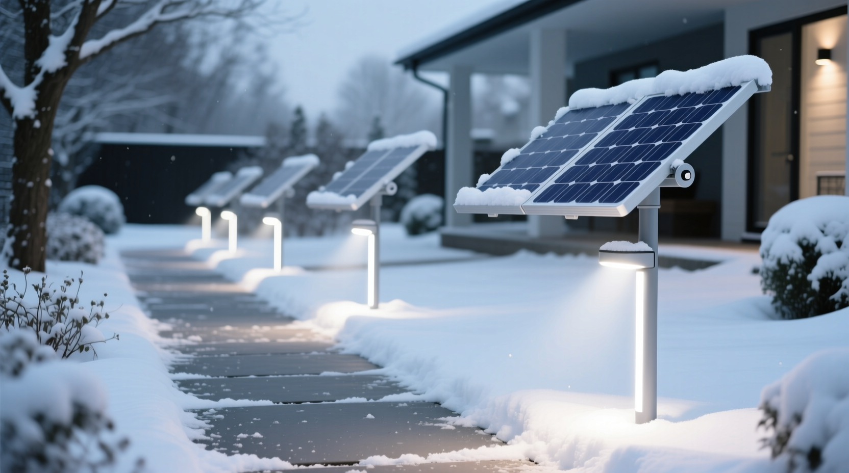 Are Solar Pathway Lights Effective When Covered In Snow And How To ...