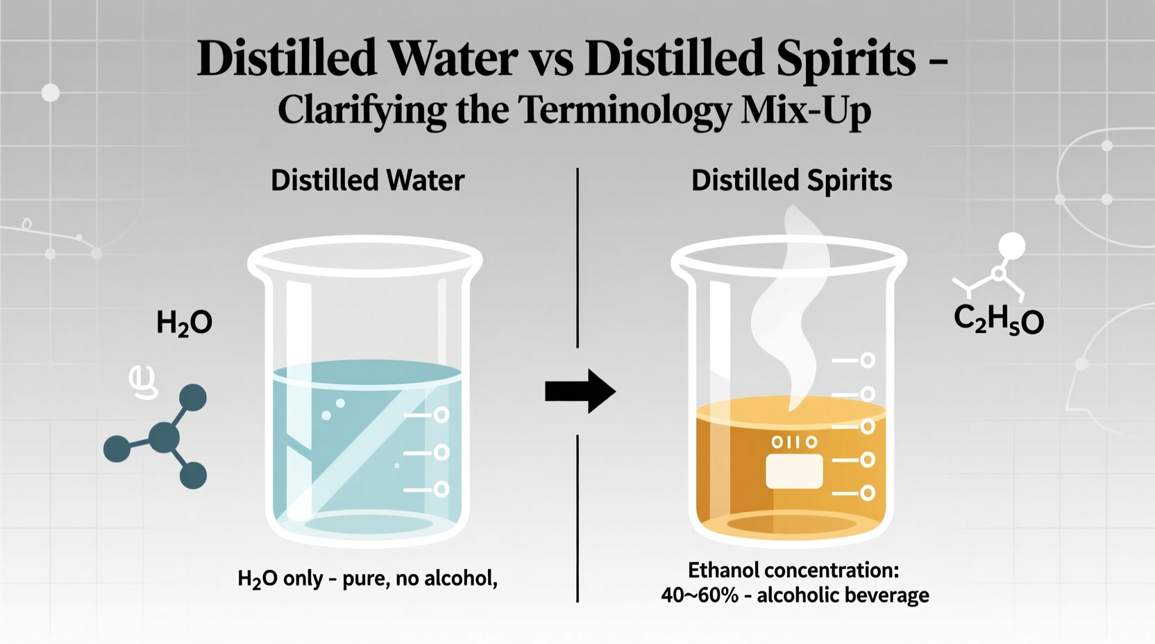 Distilled Water Vs Distilled Spirits Clearing Up The Terminology Mix-up