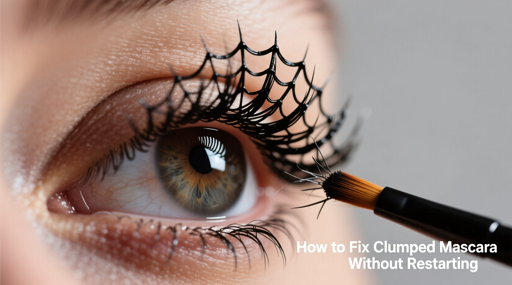 Clumped Mascara Vs Spider Lashes How To Fix It Without Restarting