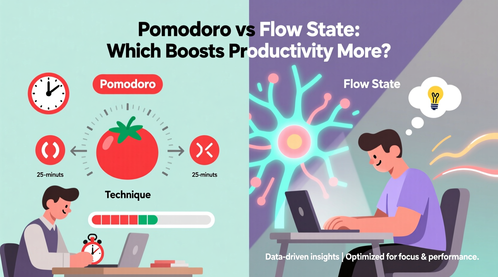 Pomodoro Technique Vs Flow State Which Method Boosts Productivity Better