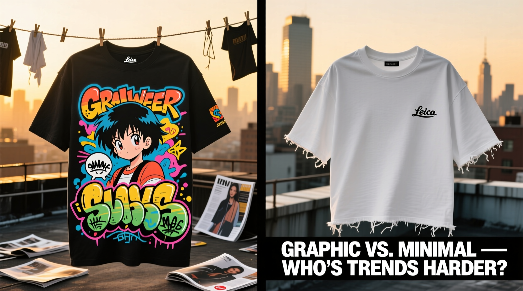 Graphic Tees Vs Minimalist Tops Which Are Trending Harder In Streetwear ...