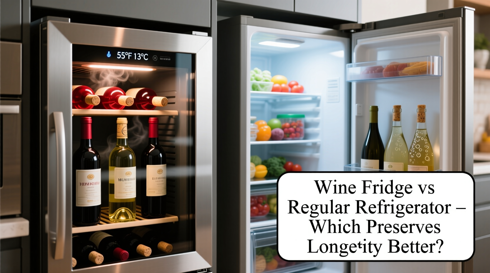 Wine Fridge Vs Regular Refrigerator Which Preserves Longevity Better