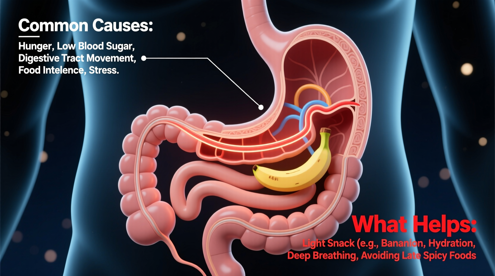 Why Does My Stomach Gurgle At Night Common Causes And What Helps