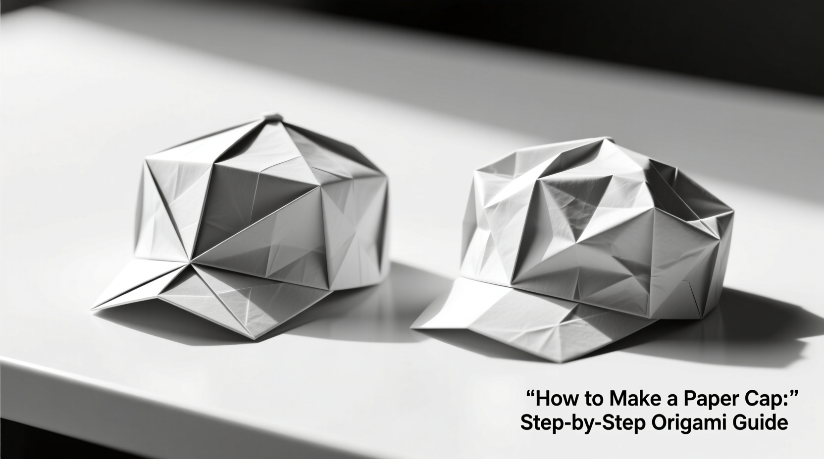 How to Make a Paper Cap: Step-by-Step Origami Guide